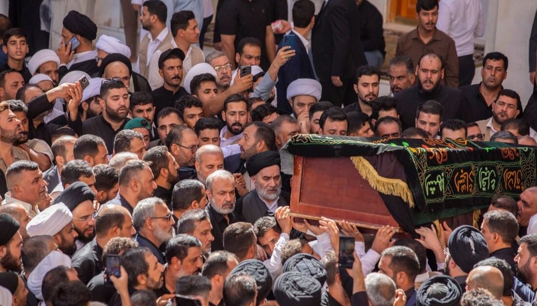 En images : La ville sainte de Najaf a accueilli les funérailles de l ...