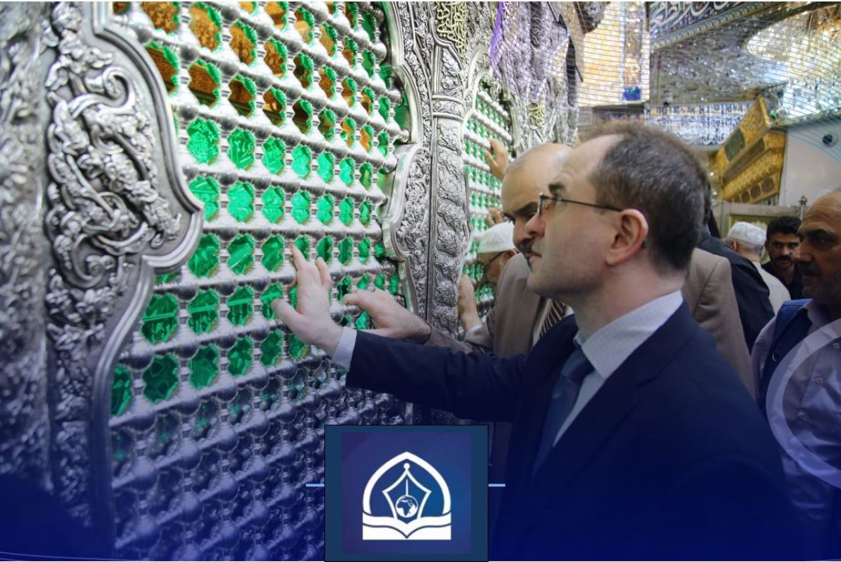 L'ambassadeur de Russie en Irak visite le saint Sanctuaire de l'Imam ...
