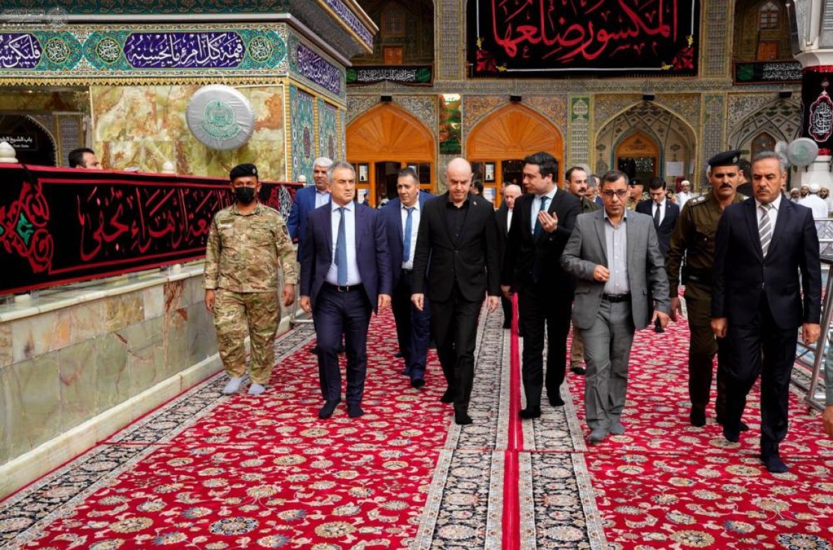 The Turkish Ambassador to Iraq visits the Holy Shrine of Imam Ali ...